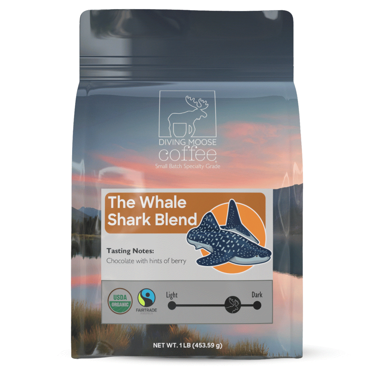 The Whale Shark Blend (Organic) - Diving Moose Coffee, LLC